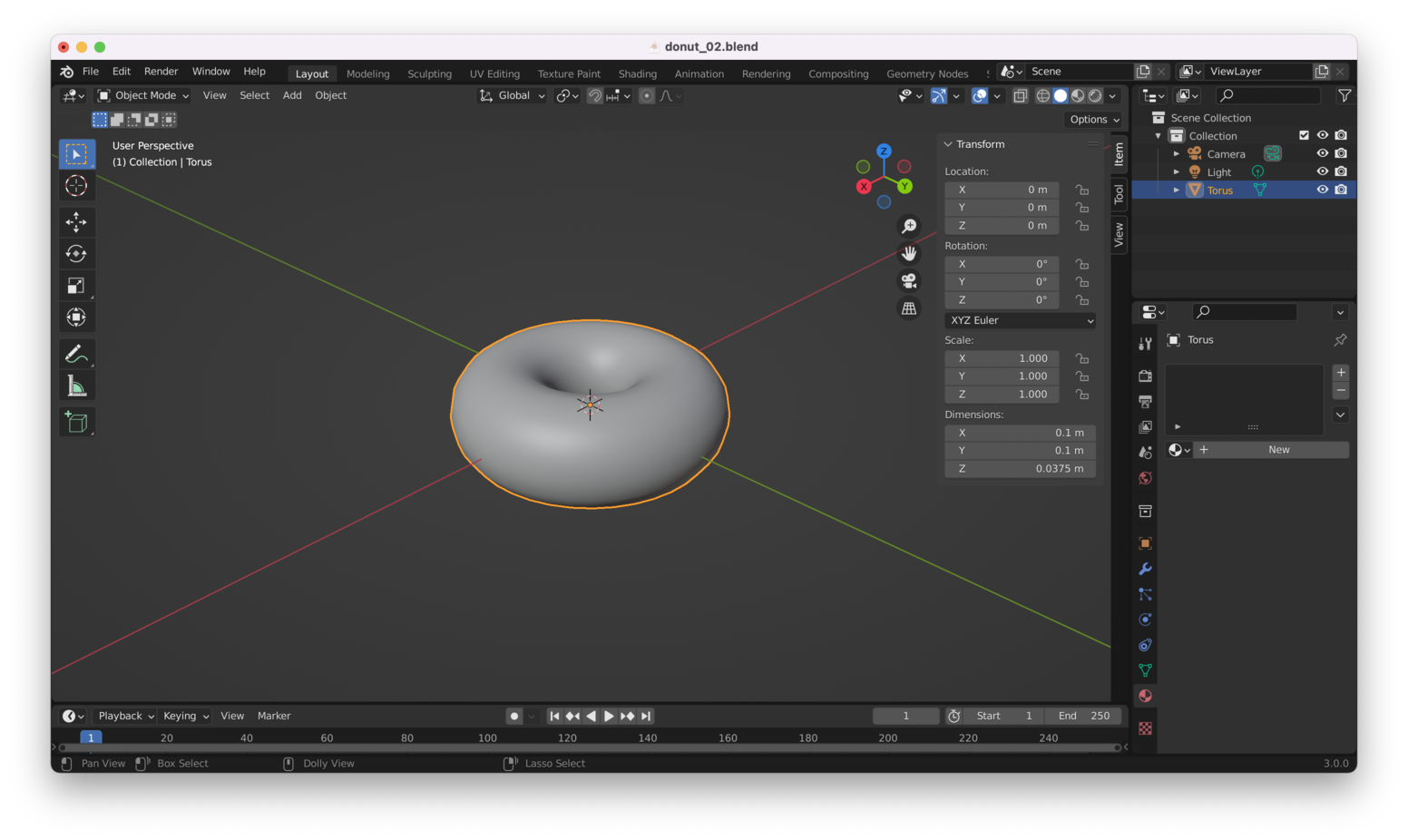 Blender Donut Notes 02 Jeremy Pedersen