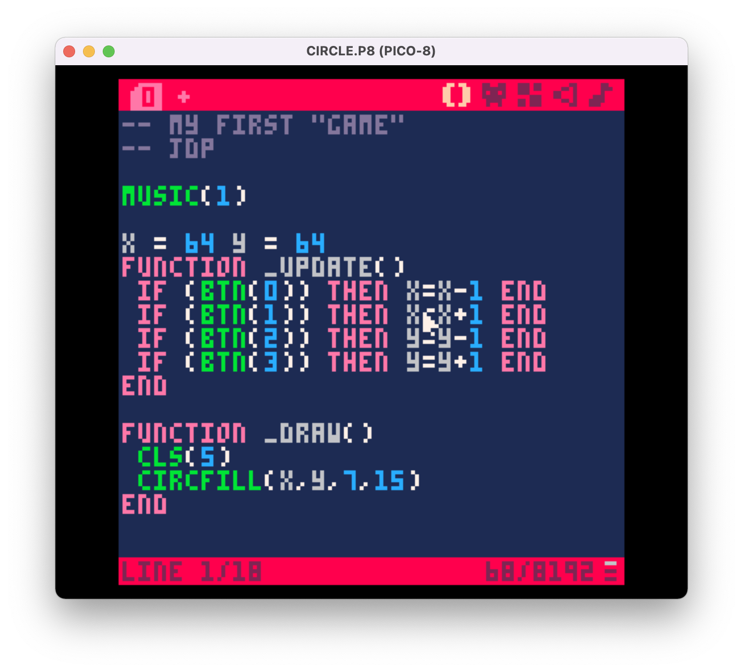 So I ve Started Learning PICO 8 Jeremy Pedersen